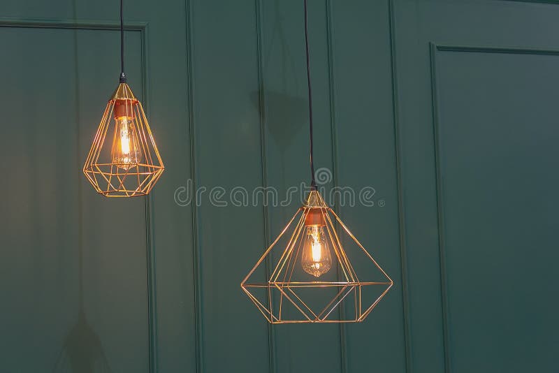 Modern Style Lighting Bulb Decor, Luxury Retro Light Bulb Interior ...