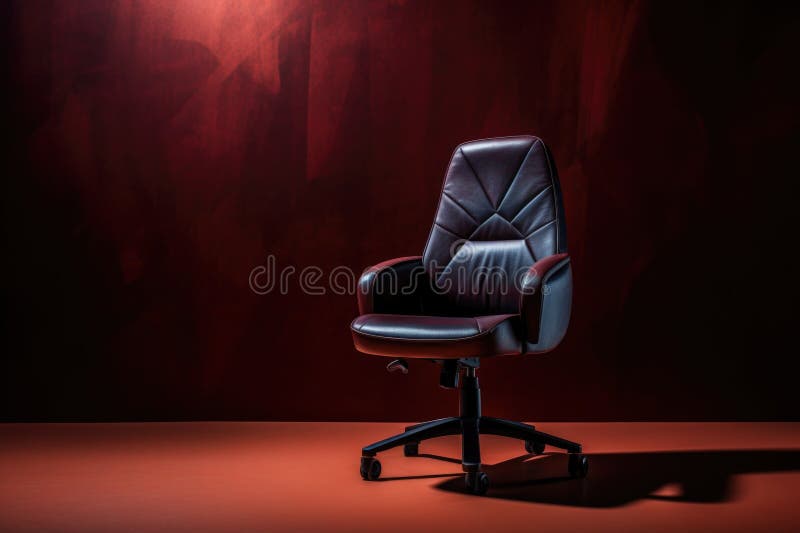 Modern-style Office Chair Against an Isolated Backdrop Stock Image ...