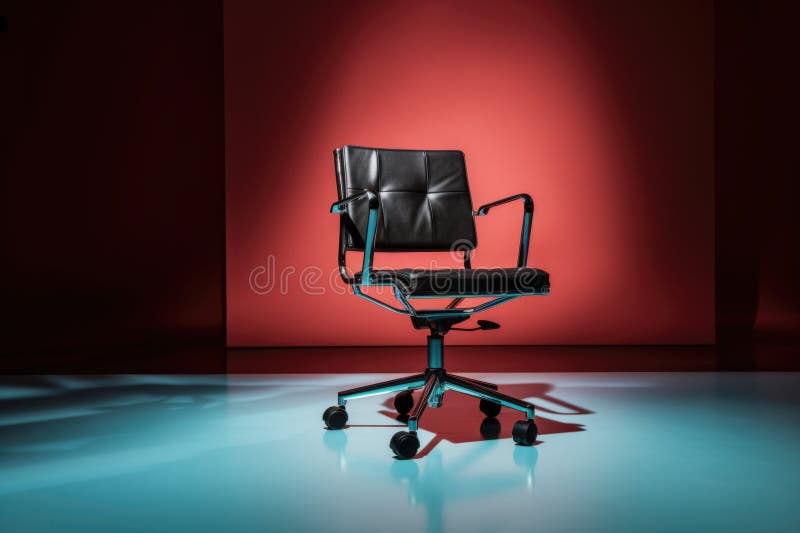 Modern-style Office Chair Against an Isolated Backdrop Stock Photo ...