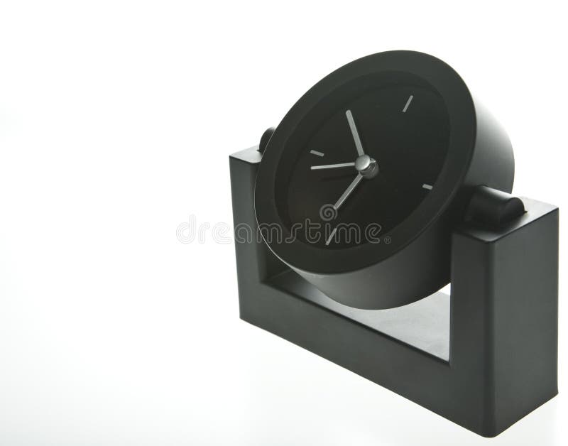 Stylish Modern Office Desk Clock Stock Image - Image of desk, symbol ...