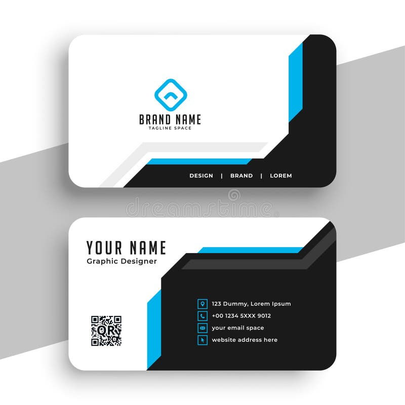 Modern Style Professional Visiting Card Layout for Company Branding ...