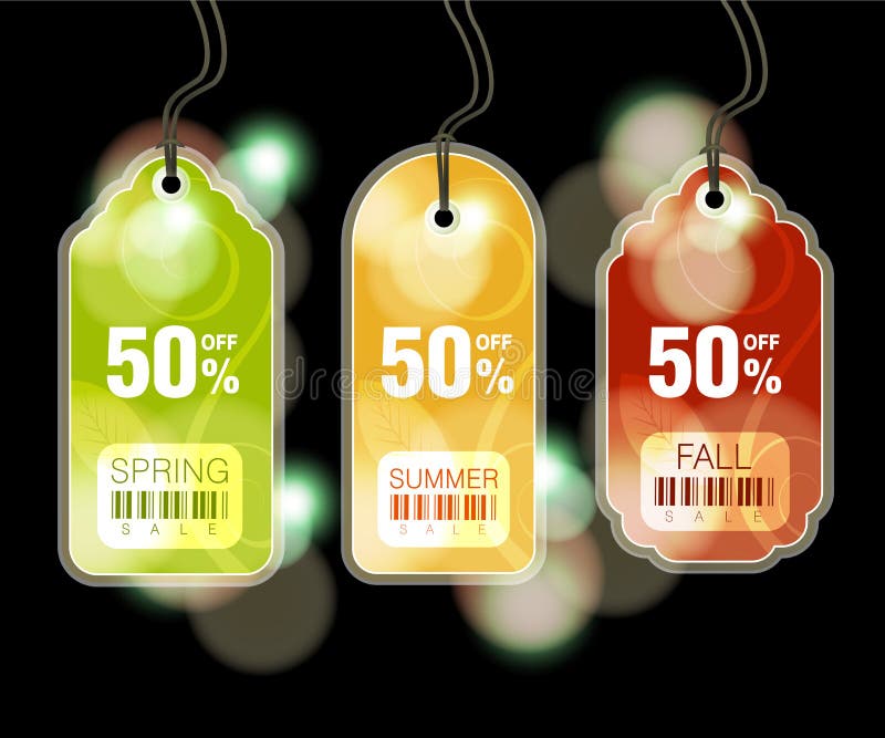 Modern Style Sale Tag Design Stock Vector - Illustration of friday ...