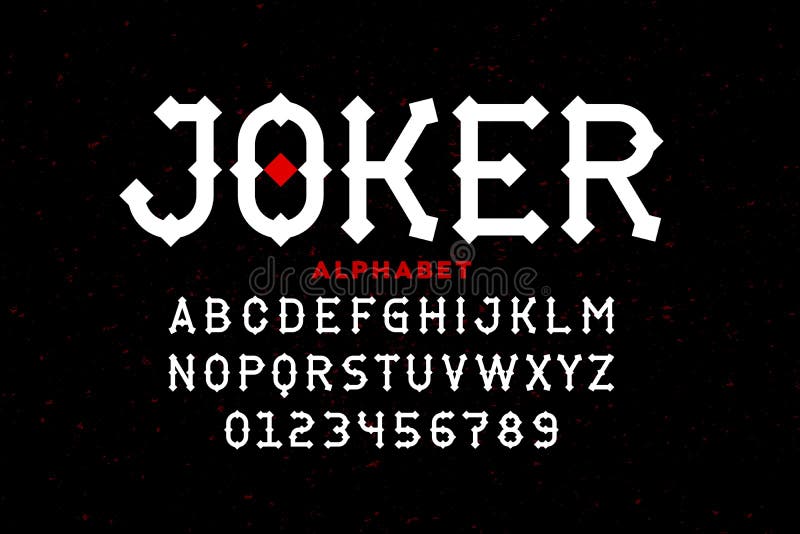 Font Joker Stock Illustrations – 372 Font Joker Stock Illustrations ...