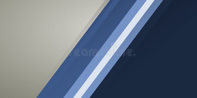 Modern Style Slanted Lines Pattern, Grey and Blue Colored Banner ...