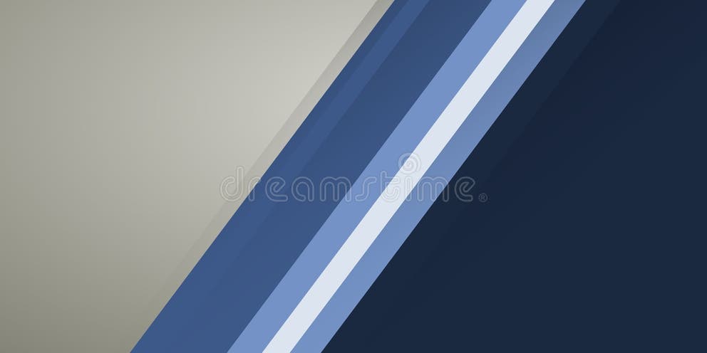 Modern Style Slanted Lines Pattern, Grey and Blue Colored Banner ...