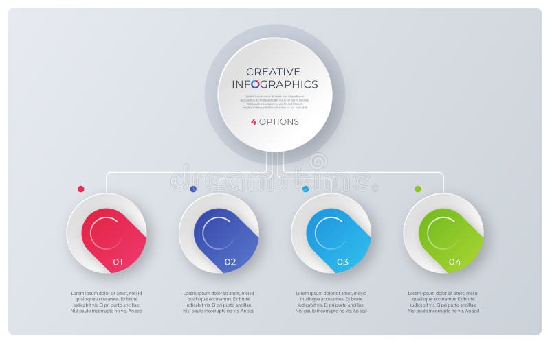 Modern Style Structure Chart, Infographic Design, Visualization Stock ...