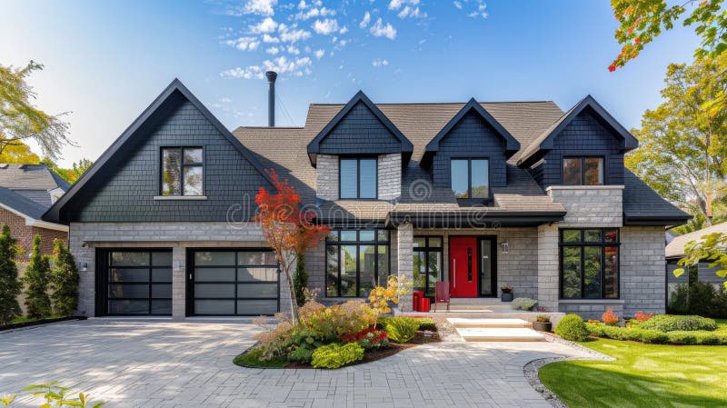 A Modern-style Villa, Featuring Layered and Progressive Design Elements ...