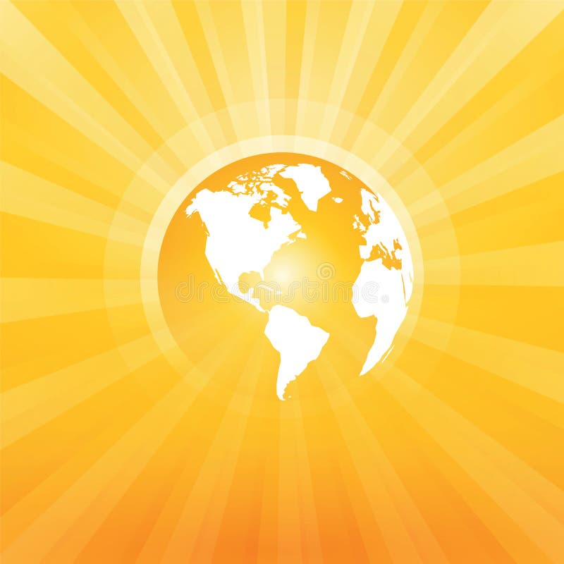 Yellow world map stock illustration. Illustration of icon - 94453340
