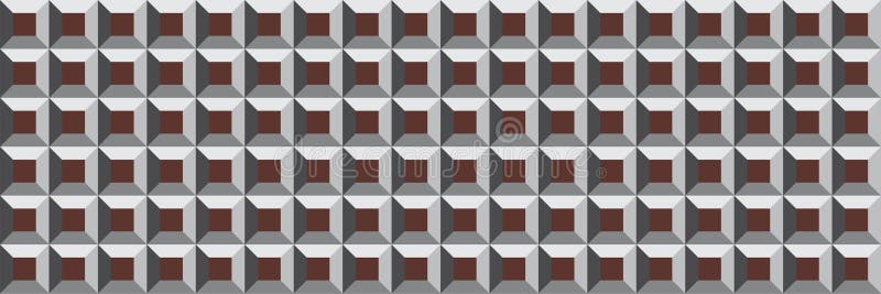 Wafer Geometric Seamless Pattern 3D. Tile Graphic Background Design ...