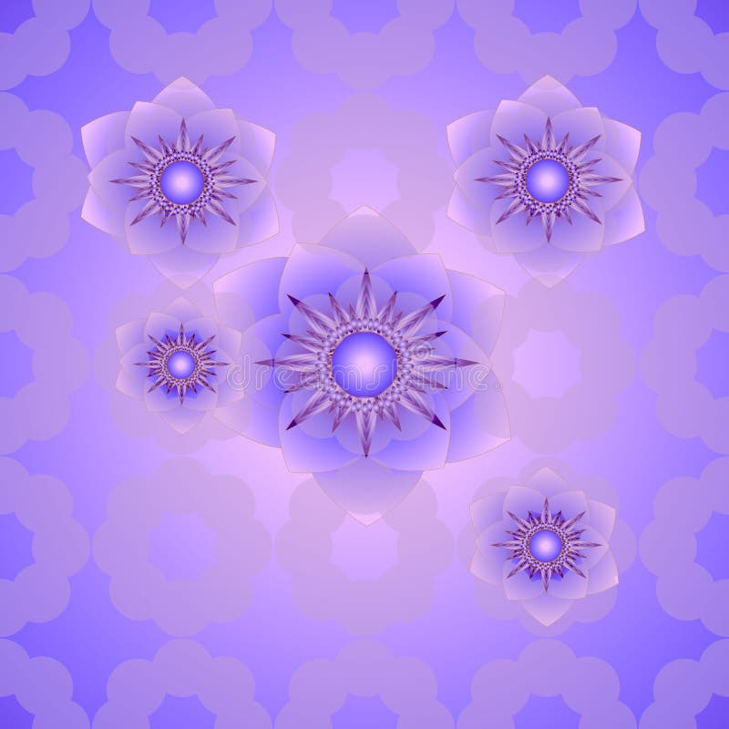 Modern Stylish Floral Texture. Seamless Geometric Pattern of Circles ...