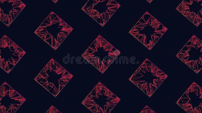 Modern and Stylish Grid Design of Red and Blue Squares Stock Video ...