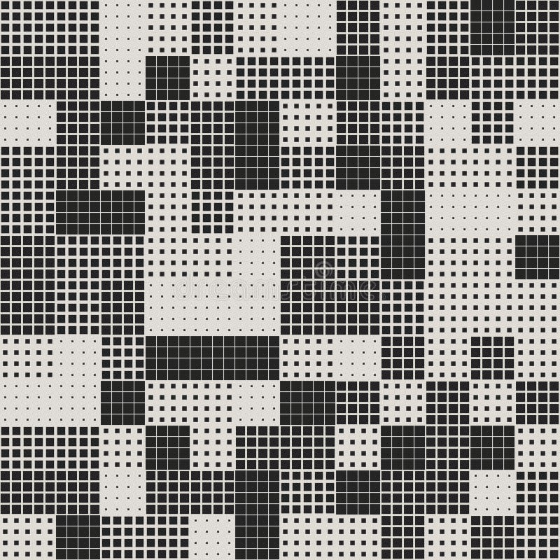 Modern Stylish Halftone Square Pattern Abstract Background Stock Vector ...