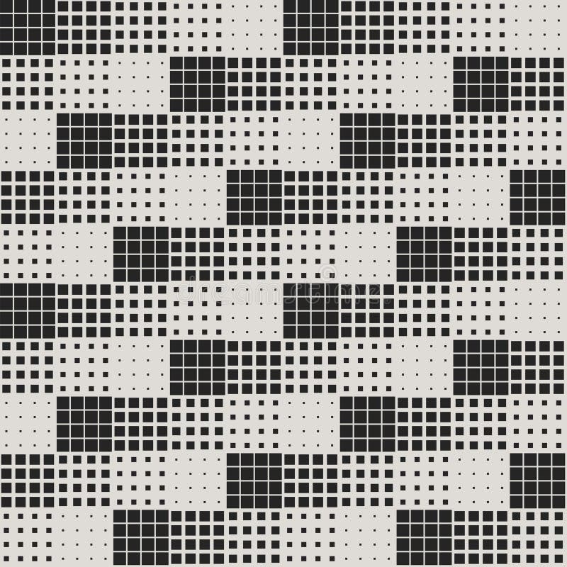 Modern Stylish Halftone Square Pattern Abstract Background Stock Vector ...