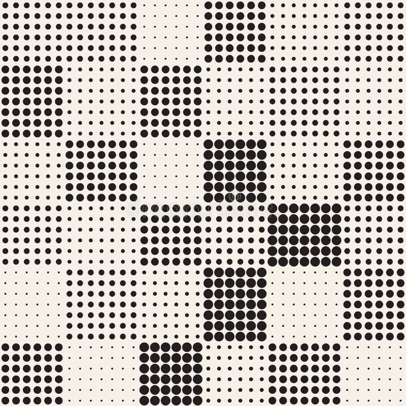 SET 50 Halftone Circles Grids Invert Stock Illustration - Illustration ...