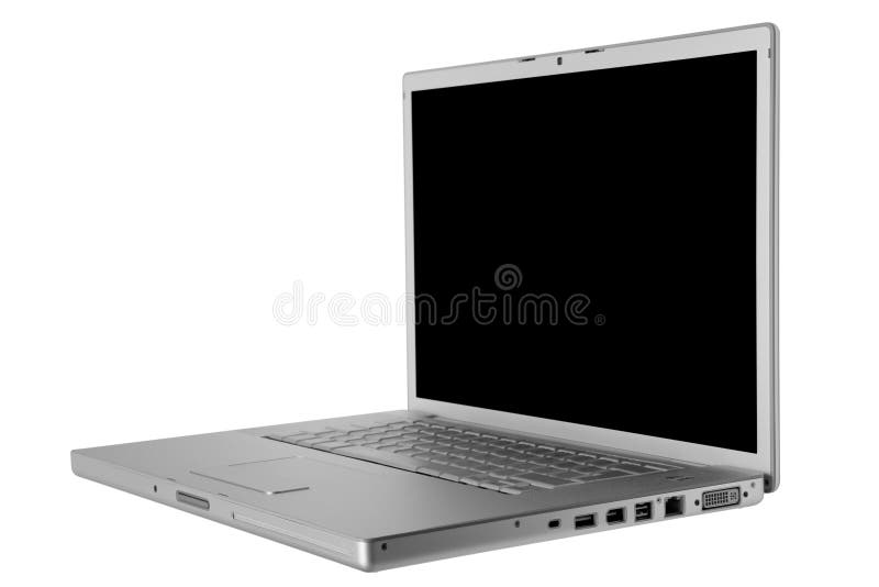 Laptop facing left stock image. Image of apple, powerbook - 455329