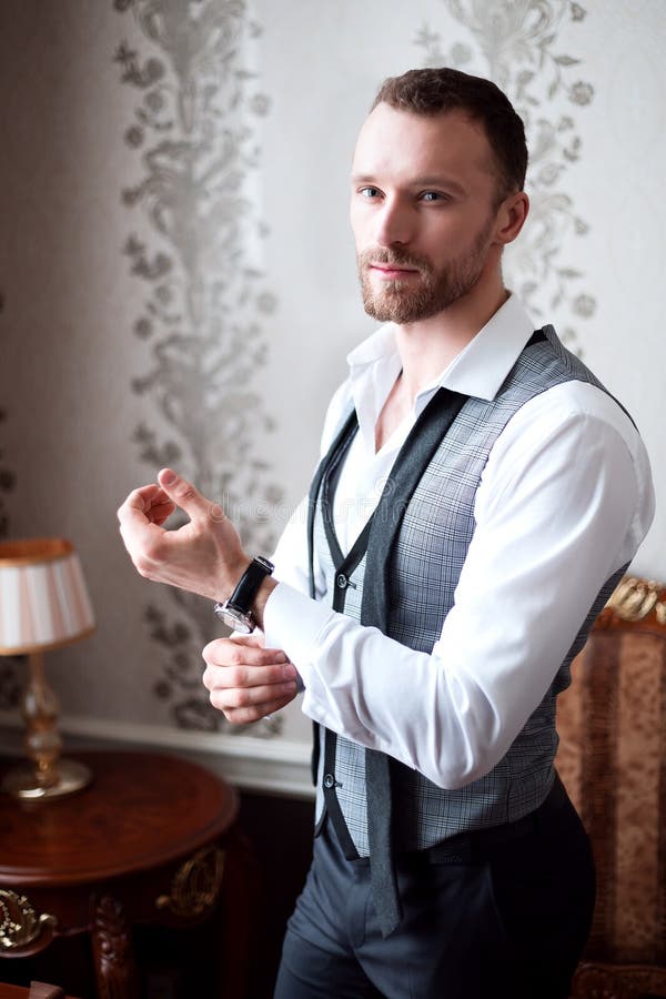 Modern Stylish Man stock photo. Image of married, caucasian - 70408070