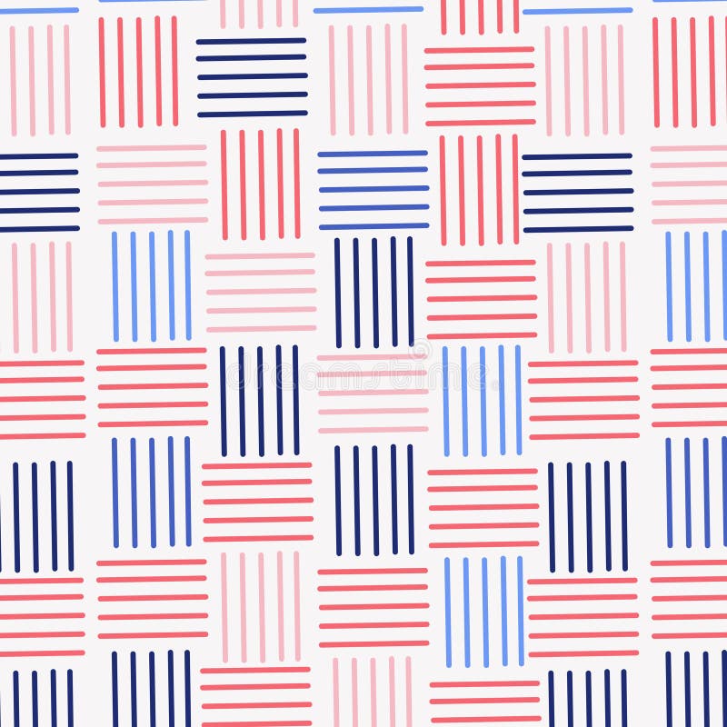 Modern Stylish Pattern Vertical and Horizontal Colored Lines on a White ...