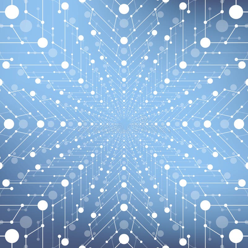 Modern Stylish Technology Pattern. Geometric Science and Technology ...