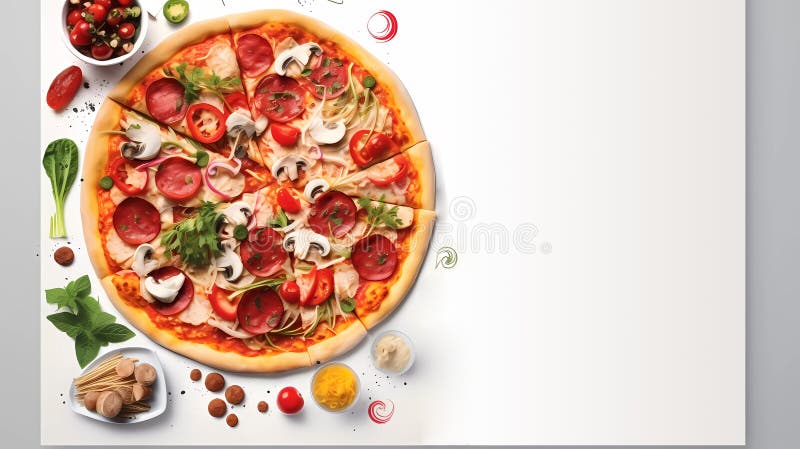The Modern and Stylish Template Design for a Pizza Restaurant Menu with ...