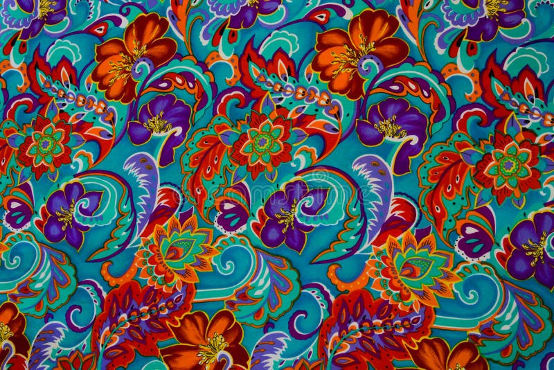 Modern Stylish Texture. the Flower Cotton Chintz Stock Image - Image of ...