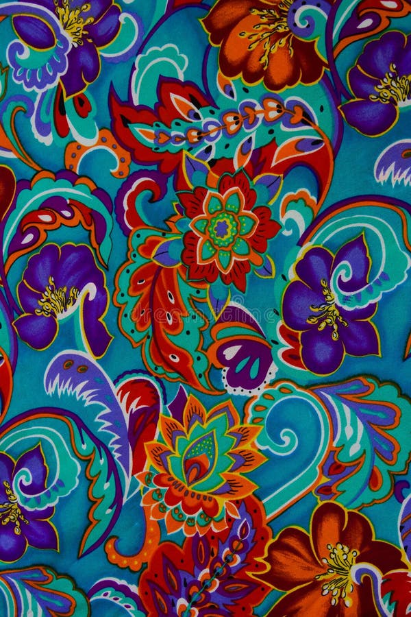 Modern Stylish Texture. the Flower Cotton Chintz Stock Image - Image of ...