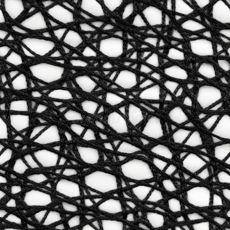 Modern Stylish Texture of Mesh Seamless Pattern. Intricate Black White ...