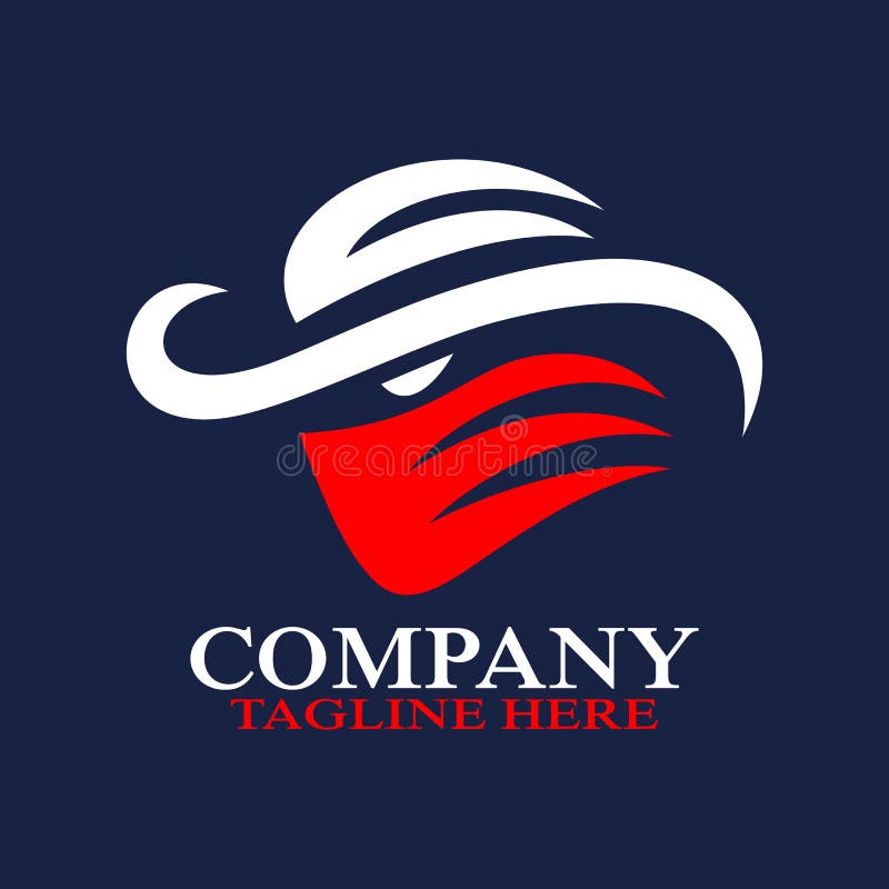 Modern Stylized Bandit Logo Stock Vector - Illustration of game, killer ...