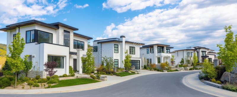 The Modern Suburban Homes Showcasing Contemporary Architecture and ...