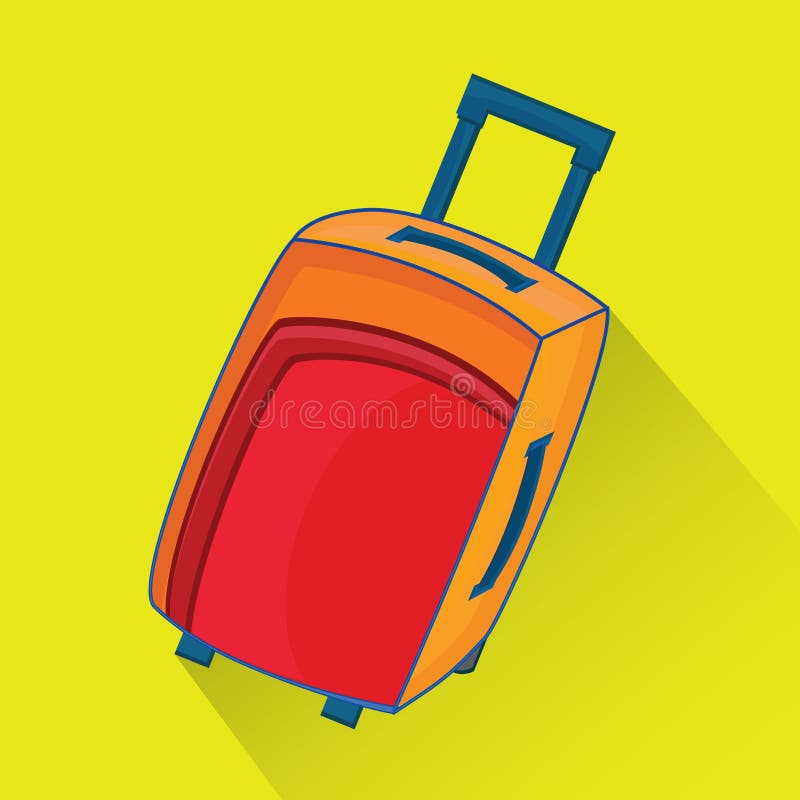 Modern Suitcase. Vector Illustration Decorative Design Stock Vector ...