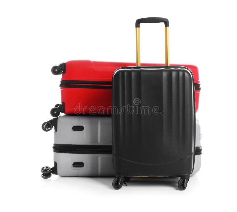 Modern Suitcases for Travelling Stock Photo - Image of object, holiday ...