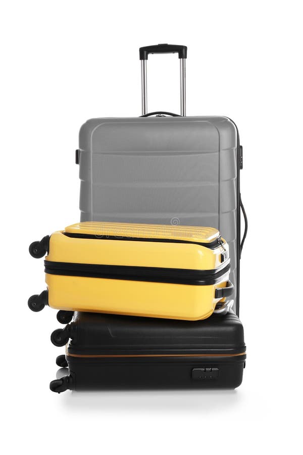 Modern Suitcases for Travelling Stock Photo - Image of departure ...