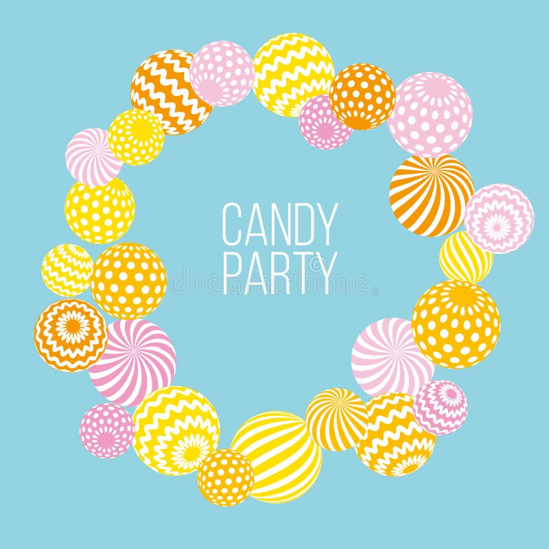 Modern Summer Pale Color Geometry Design Element Stock Vector ...