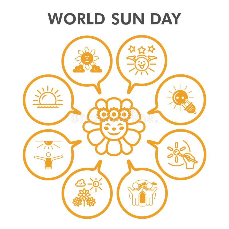 Modern Sun Infographic Design Template. Solar Inphographic ...