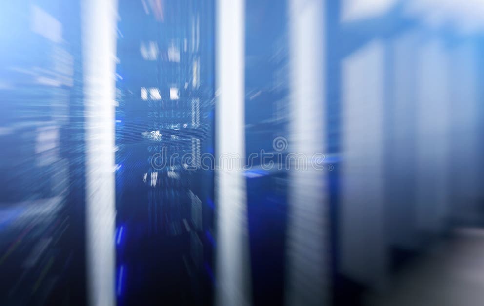 Supercomputers in Computational Data Center Stock Image - Image of infrastructure, computational ...