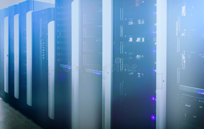 Supercomputers in Computational Data Center Stock Photo - Image of control, internet: 111246850