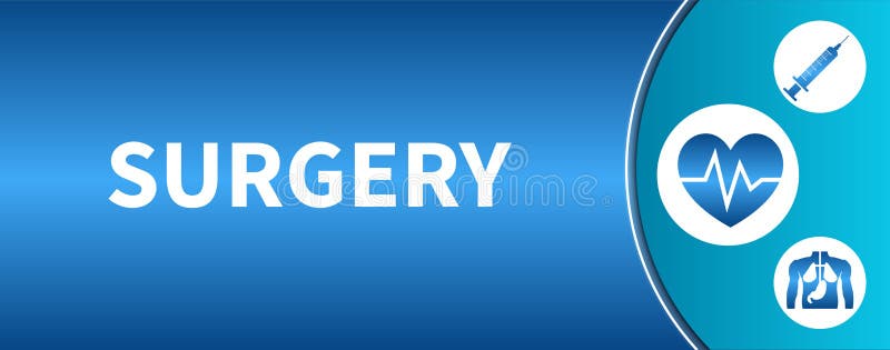 Modern Surgery Illustration Background Banner Stock Vector ...