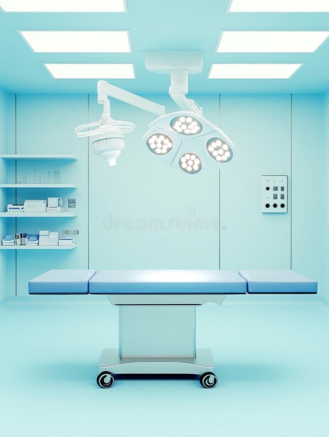 Modern Surgical Operating Room with Advanced Equipment and Bright ...
