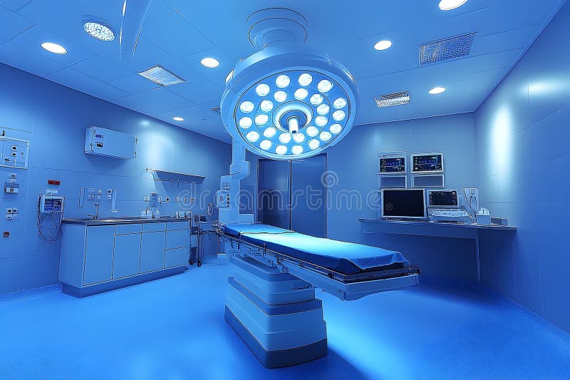 Modern Operating Room stock illustration. Illustration of professional ...