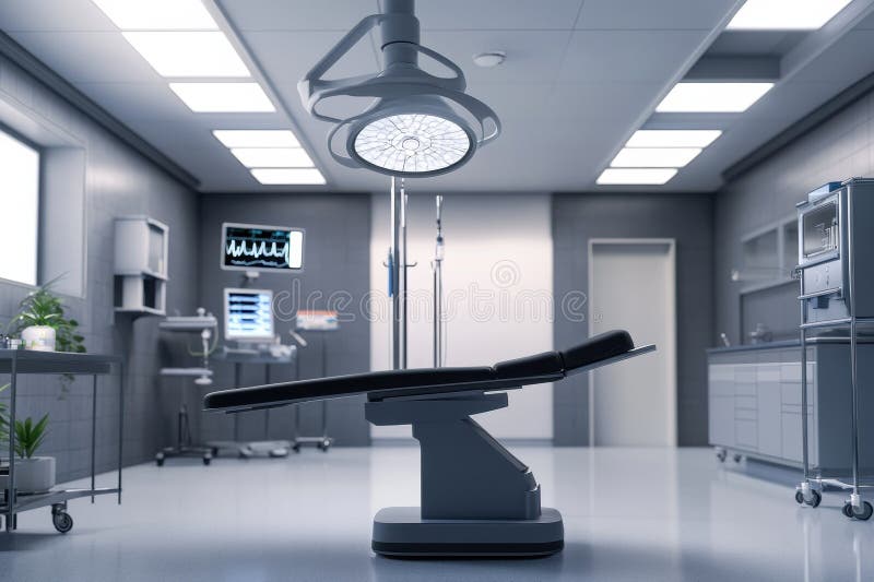 Modern Surgical Room Equipped with Advanced Medical Technology and ...