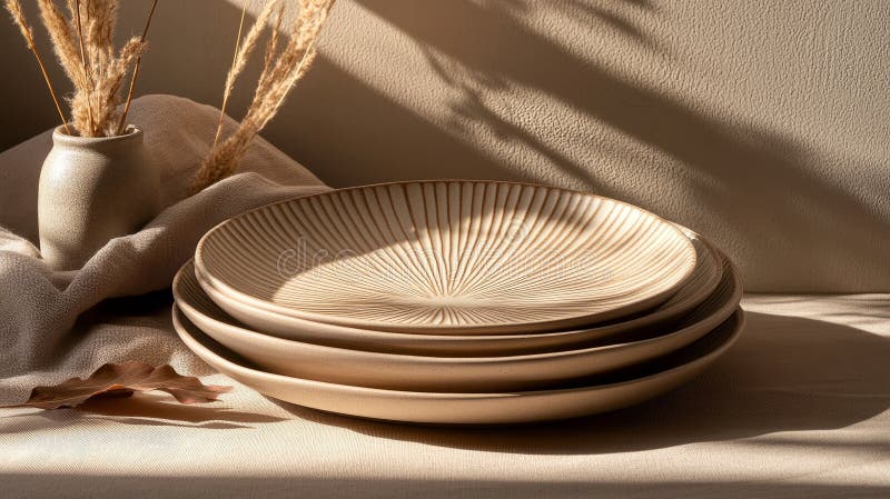 Modern and Sustainable Disposable Plates Made from Eco-friendly Paper ...