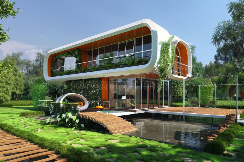 Modern Sustainable House Design with Eco-friendly Features and Self ...