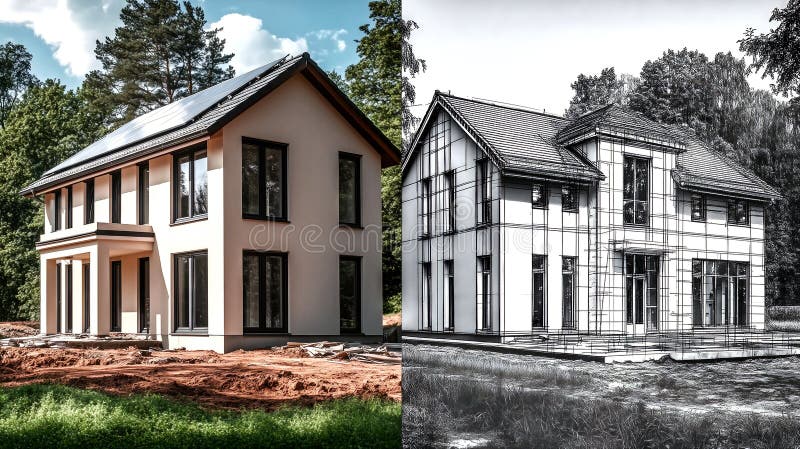 Modern Sustainable House Project Transforming from Architectural ...