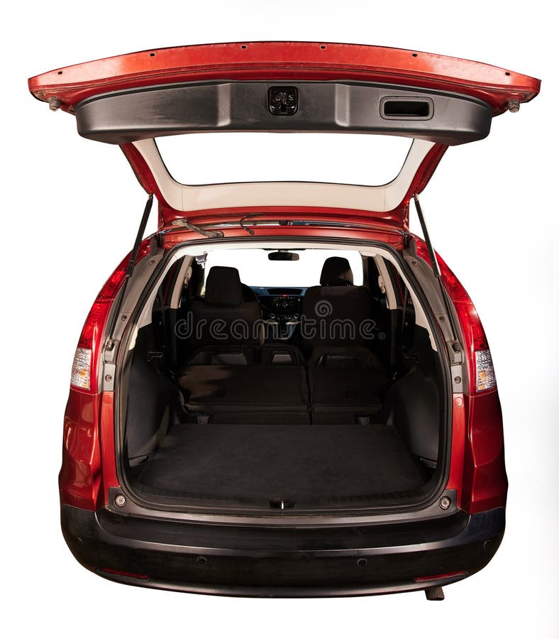 Modern SUV Car with Space on Back Stock Image - Image of black, design ...