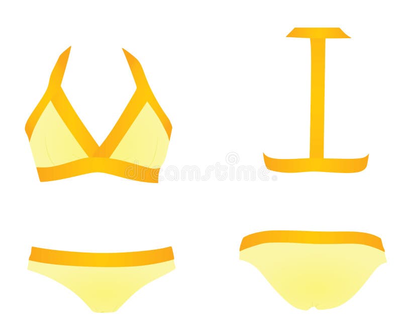 Modern swim suit stock vector. Illustration of bathing - 155698728