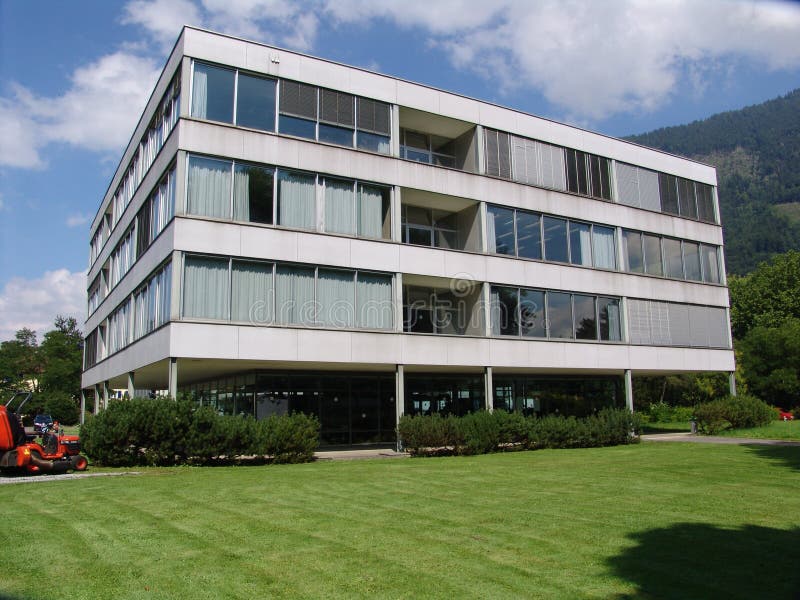 Modern Swiss School stock photo. Image of education, interlaken - 1371782