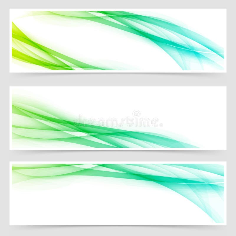Modern Swoosh Futuristic Line Card Collection Stock Vector ...