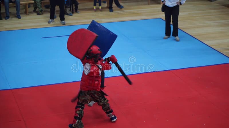 Modern sword fighting stock footage. Video of costume - 138204016