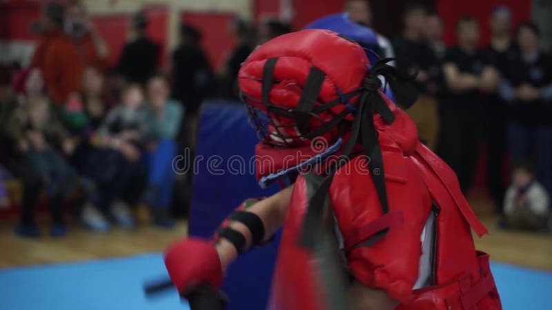 Modern sword fighting stock footage. Video of female - 138199996