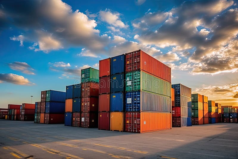 Modern System Transportation and Logistic Import Export , Generative AI ...