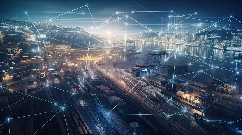 Modern System Transportation and Logistic Import Export , Generative AI ...